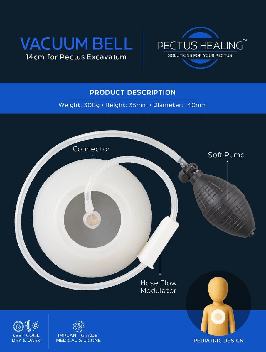VACUUM BELL 14 CM - High Quality – Pectus Healing